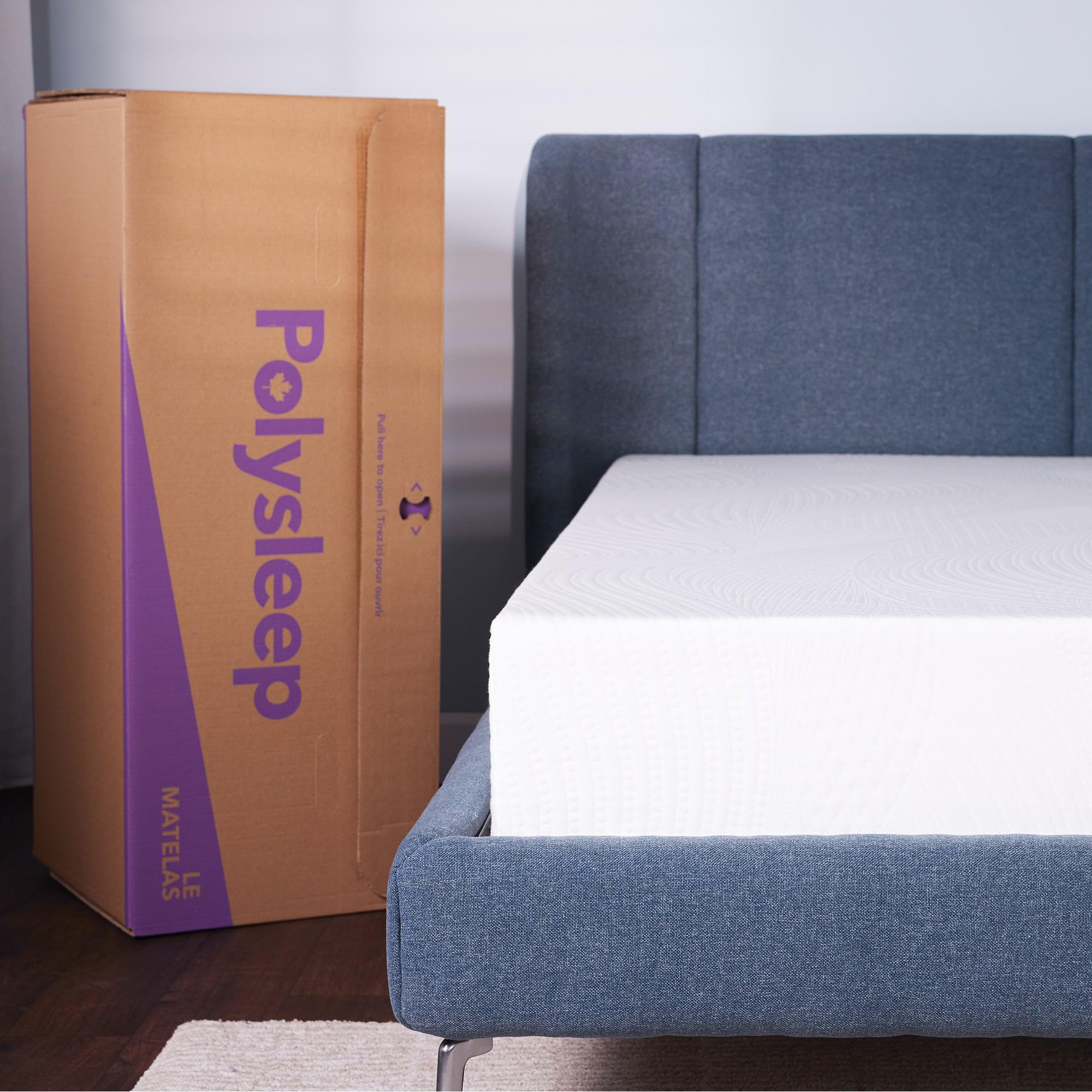 Polysleep Sierra 9" Memory Foam Mattress â Medium Firm Mattress in a Box, Made in North America with Premium Foam â Full/Double Size