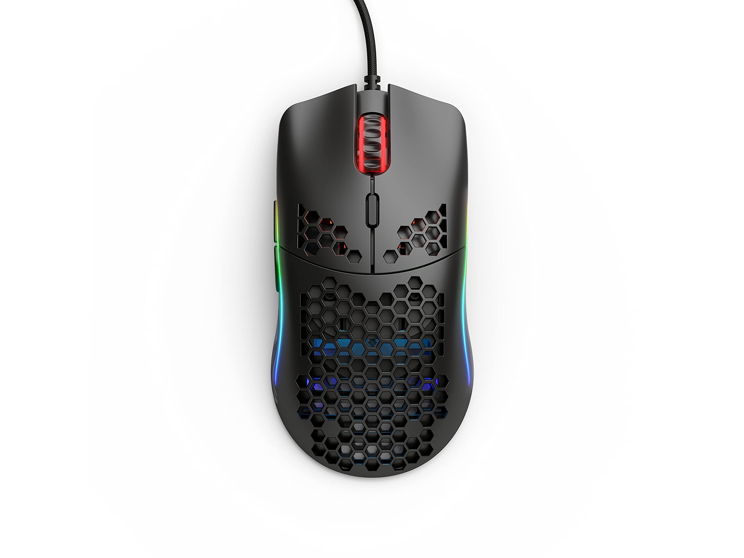 Glorious PC Gaming Race, Model O Wired Gaming Mouse 67g Superlight Honeycomb Design, RGB, Pixart 3360 Sensor, Omron Switches, Ambidextrous - Matte Black (RENEWED)