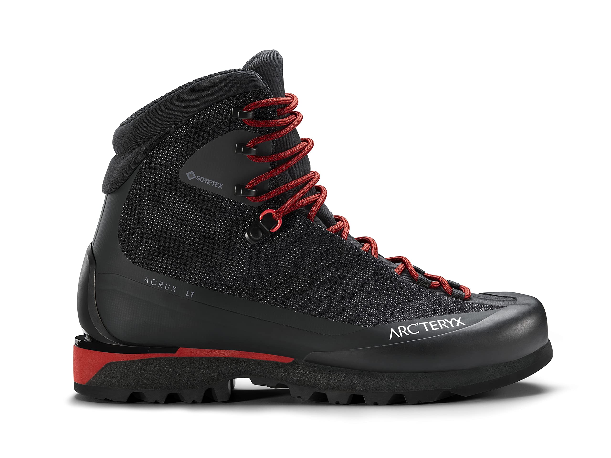 Arc'teryx Acrux LT GTX Boot | Lightweight Precise Climbing Boot | Black/Helios, 5
