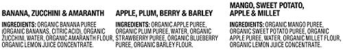 Plum Organics | Stage 2 | Organic Baby Food Meals [6+ Months] | Fruit, Veggie & Grain Variety Pack | 3.5 Ounce Pouch (Pack Of 18)