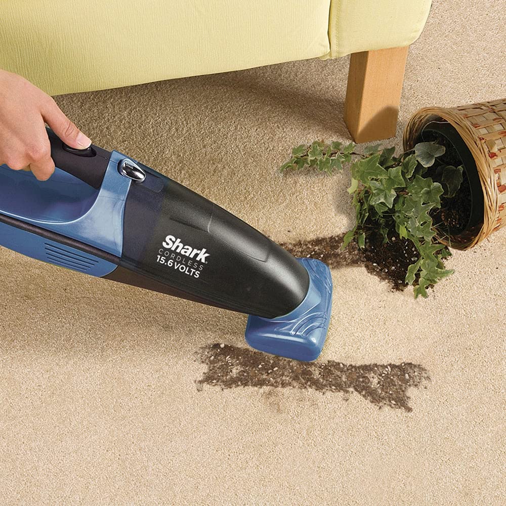 Shark SV75Z /LV800 Pet-Perfect Cordless Bagless Portable Lightweight Handheld Vacuum Rechargeable Battery Blue (Renewed)