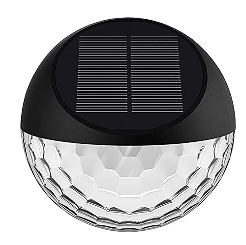 QQWJSH Solar Wall Light 4pcs LED Outdoor Waterproof Home Garden Wall Light Decoration Night Light Wall Washer Garden Light