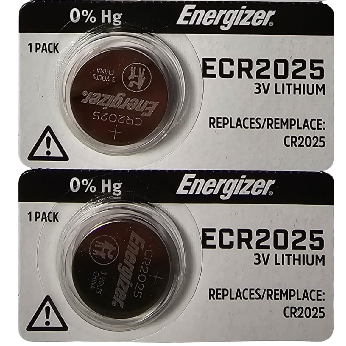 Energizer CR2025 Lithium Battery Pack Of 2