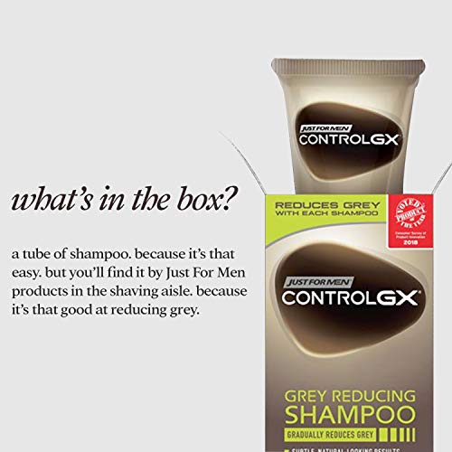 Just For Men Control GX Grey Reducing Shampoo, 5 Fluid Ounce