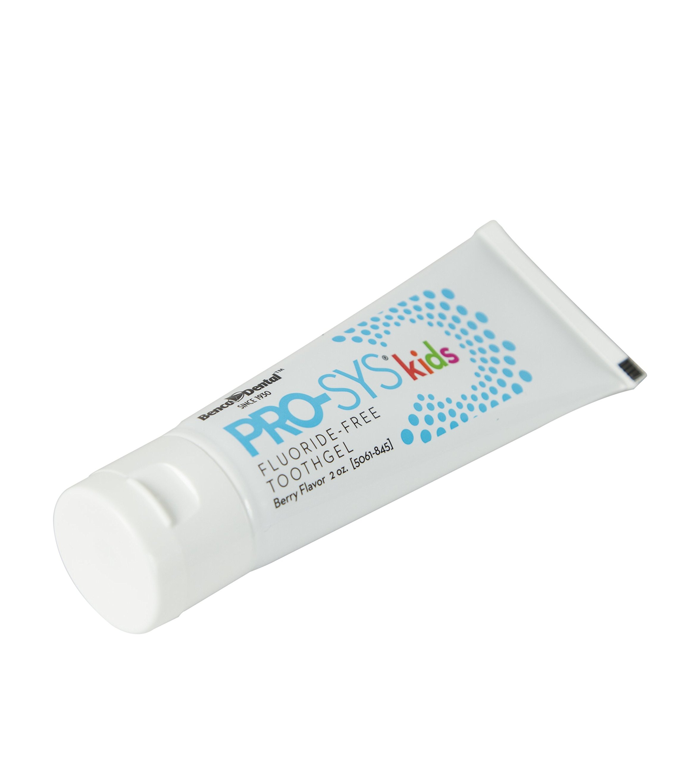 PRO-SYS® Kids Fluoride Free Toothpaste, ADA Accepted, Berry Flavor Toothgel, Dentist Recommended, Pack of 3