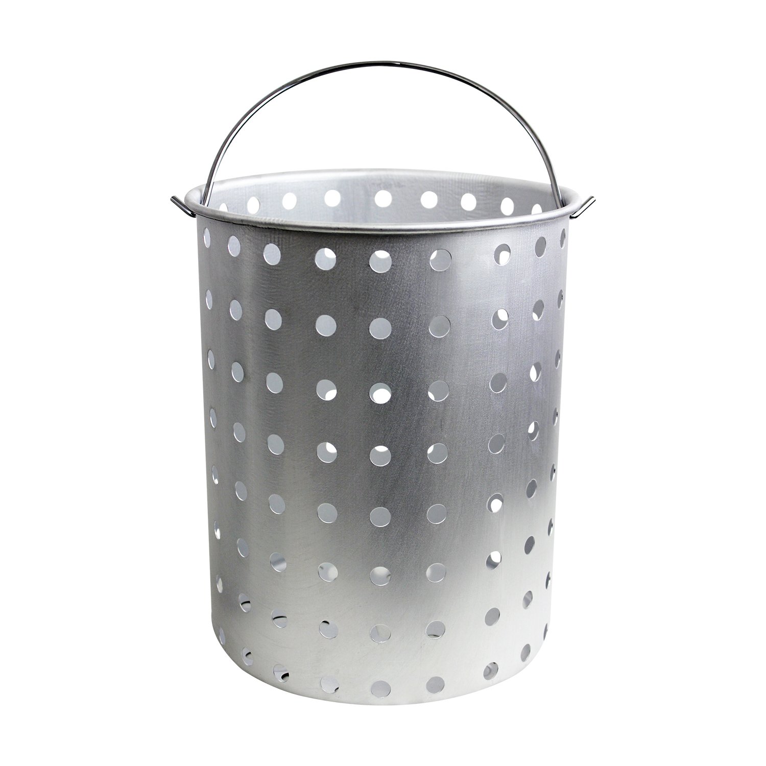 Chard ASP30, Aluminum Perforated Safety Hanger, 30 Quart Stock Pot and Strainer Basket, 1, Stainless Steel