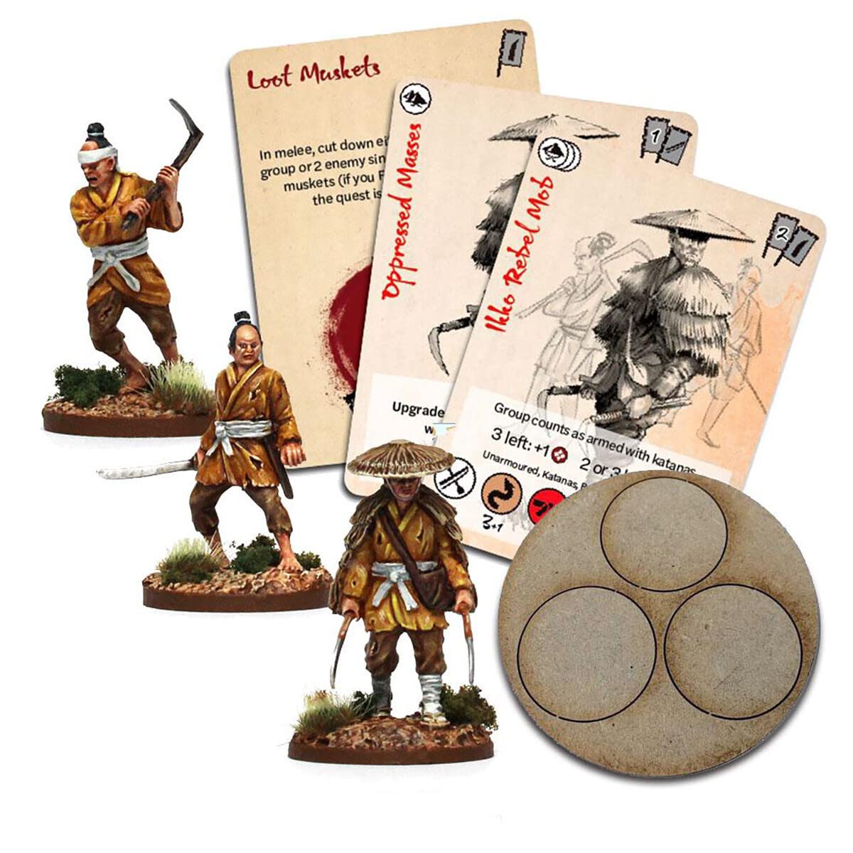 GameCraft Miniatures Test of Honour - Ikko Rebel Mob