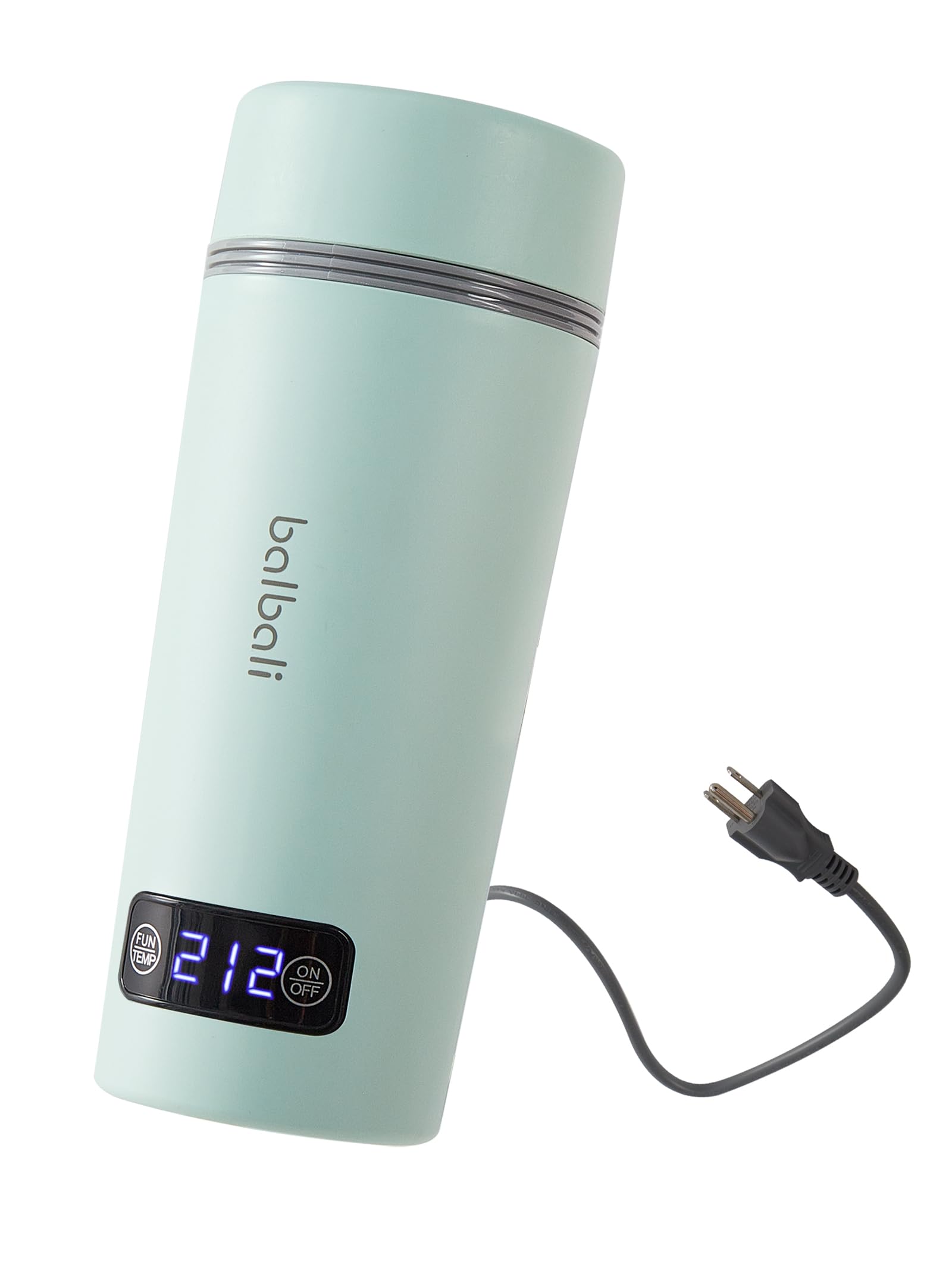 balbali Travel Kettle Dual Voltage 100-250V - 12oz Portable Water Boiler/Warmer/Heater - 4 Preset Temperature Control Portable Tea Kettle Electric Travel - Portable Kettle for Travel - Green
