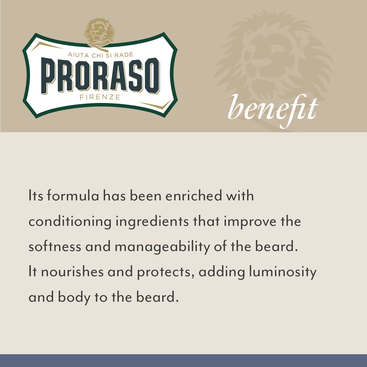 Proraso Beard Balm - Azure Lime, 3.38 Oz
