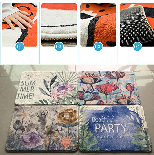 Custom Personalized Area Rug, Customized Photo Text Non-Slip Washable Floor Rug Carpet Indoor Outdoor for Bedroom Room Garden Office, Bathroom Home Decorative (31.5"x47")
