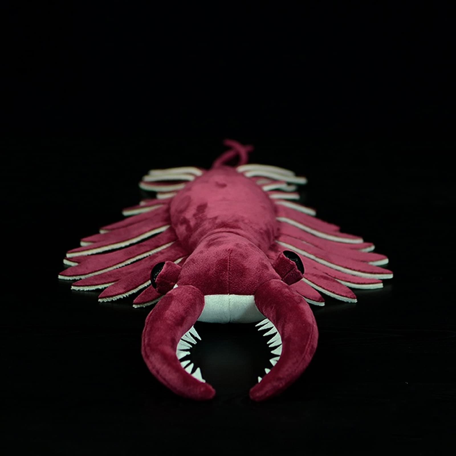 ZHONGXIN MADE Realistic Cambrian Ancient Organism Anomalocaris Plush Toy - 21" Lifelike Cambrian Creature Anomalocaris Stuffed Animals Model Plushie, Unique Plush Gift for Kids