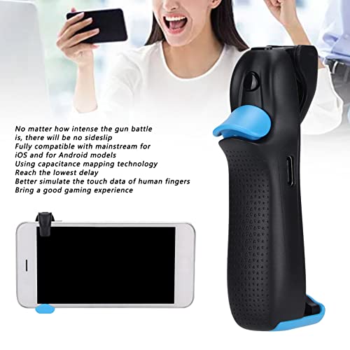 Gaming Controller, Capacitive Mapping Technology Trigger Gamepad Stable Tensile Structure for iOS PUGE Games for PUGE Games