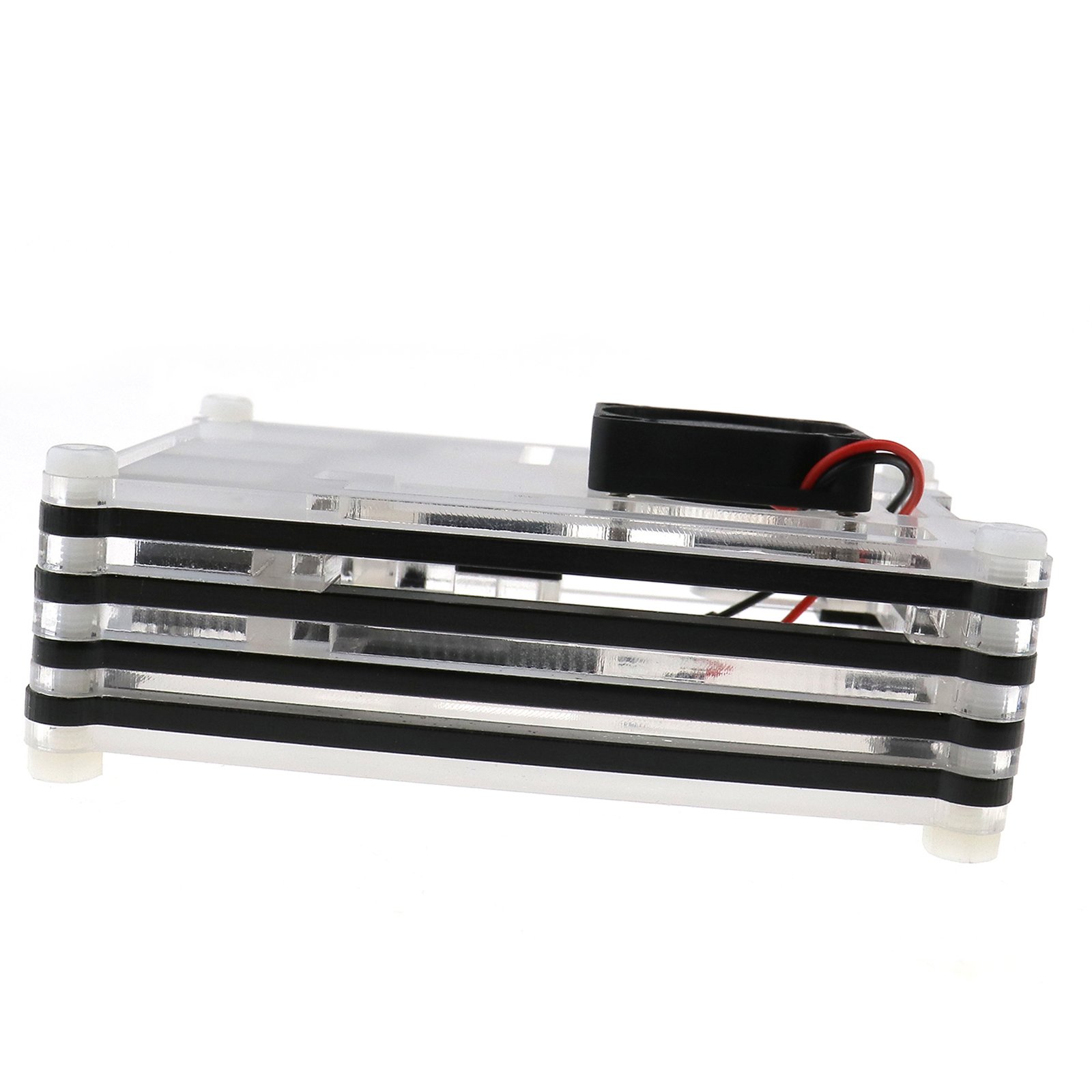 SING F LTD 4 in 1 Professional Case Compatible with Raspberry Pi 3 Model b Pi 2 b Pi b Acrylic Desktop Starter Kit