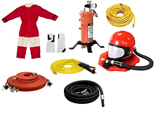 Blastline All-in-One Blasting Accessory Package w/ 1-1/4" ID Blast Hose & Apollo 60 Helmet