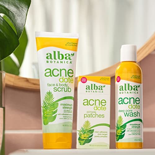 Alba Botanica Acnedote Maximum Strength Deep Pore Wash, 6 Oz