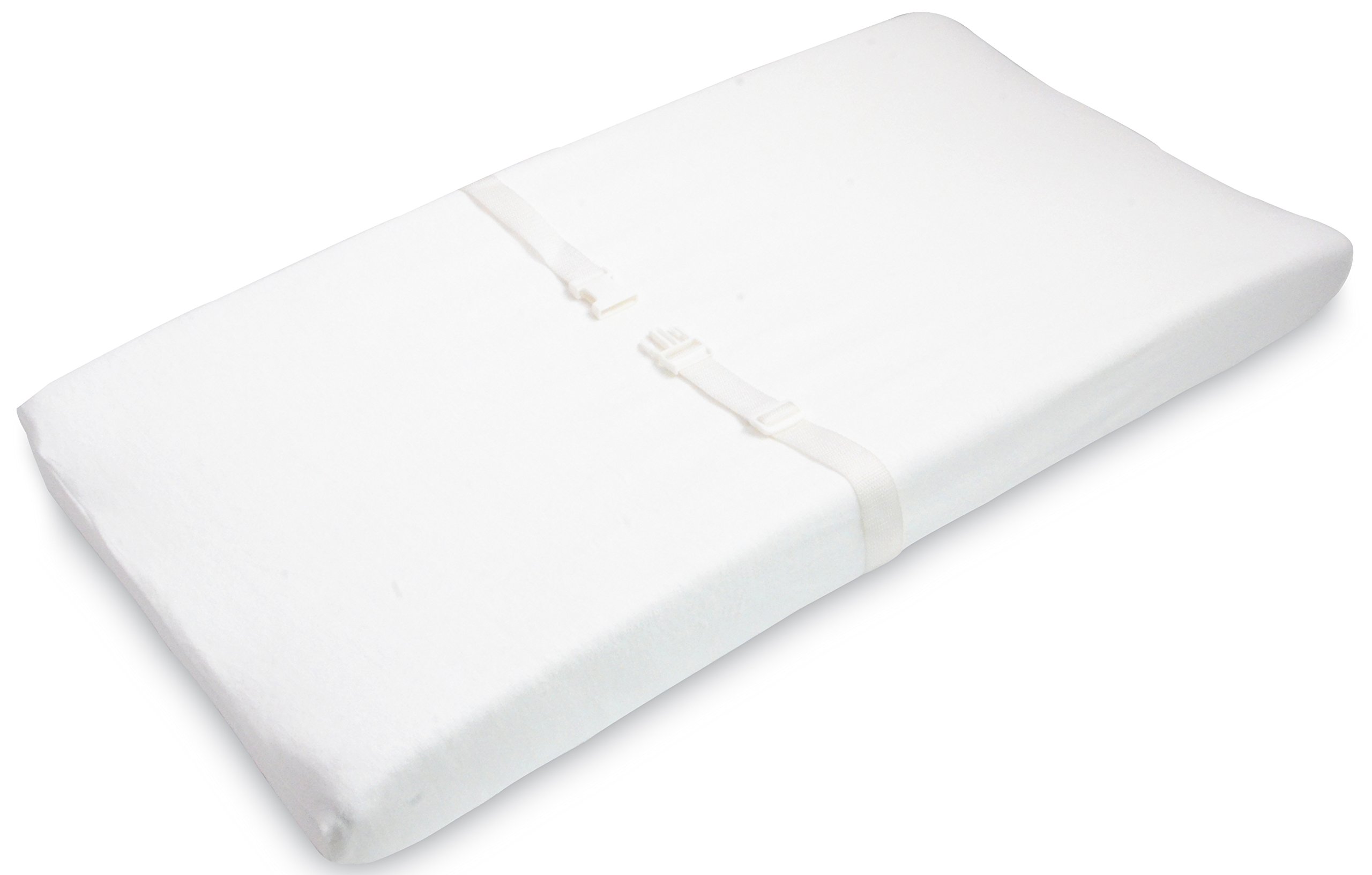 Totmart Baby Diaper pad, Changing pad Cover for Boy and Girl, 100% Cotton, Size 16x32x6" (White)