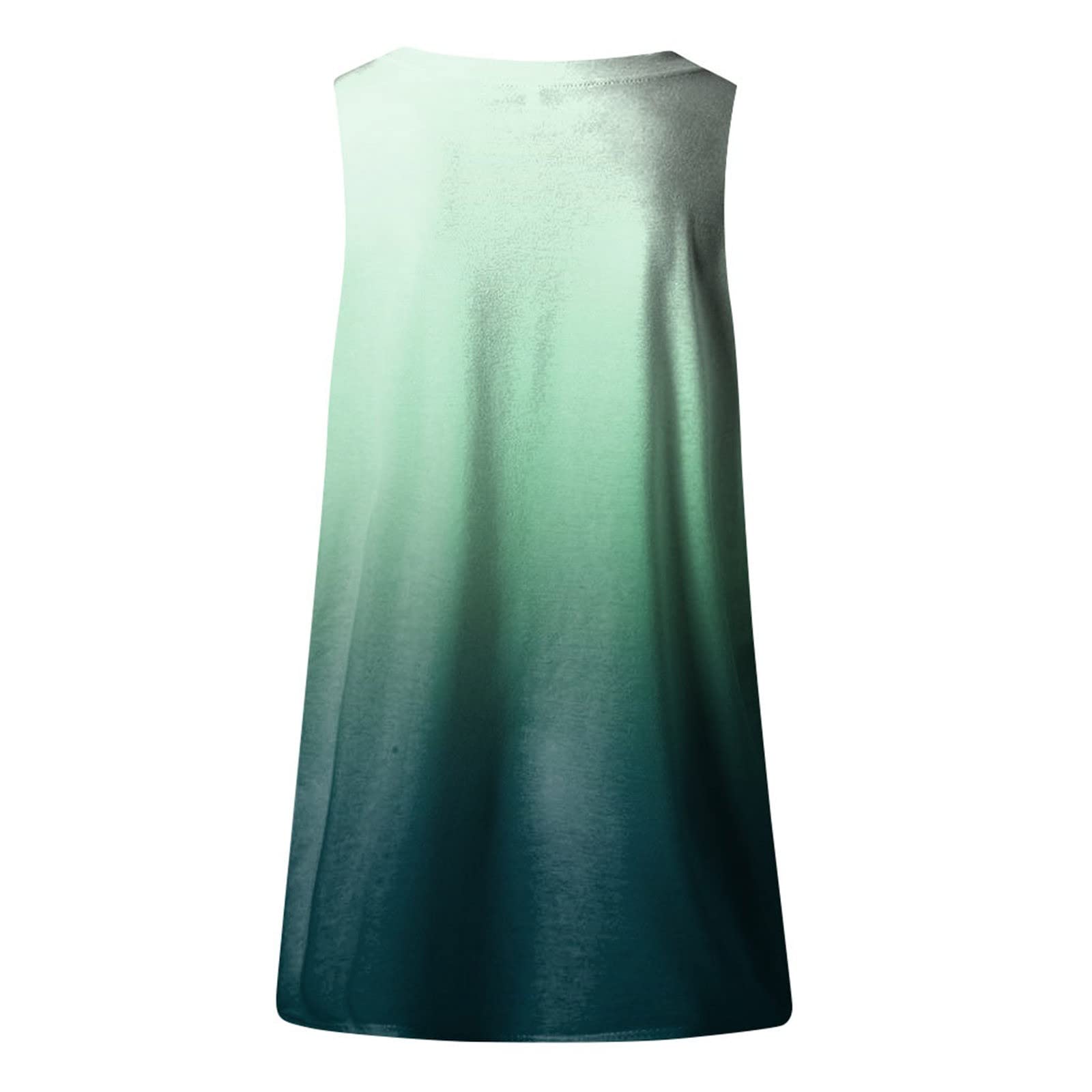 Balakie Workout Tops for Women Deep V Neck Tank Tops Summer Sleeveless Tunic Tops Printing Loose Going Out Tops Tees