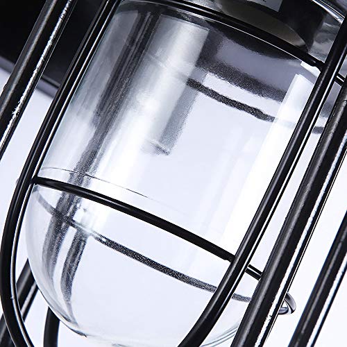Outdoor Wall Lanterns Modern Exterior Wall Mounted Light Fixtures Waterproof Outdoor Wall Sconces with Seeded Glass Shade Outside Wall Lamp for Deck Garage Yard Front Door Garden Home
