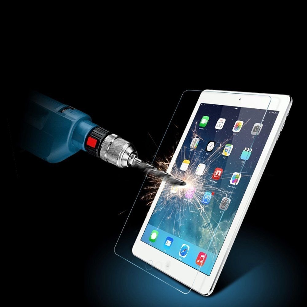 KIQ 2 Pack Screen Protector for iPad (9.7 Inch, 6th/5th Generation 2018/2017 Model),iPad Air 1,iPad Air 2,iPad Pro 9.7 Inch, Tempered Glass Film Guard, Case Friendly