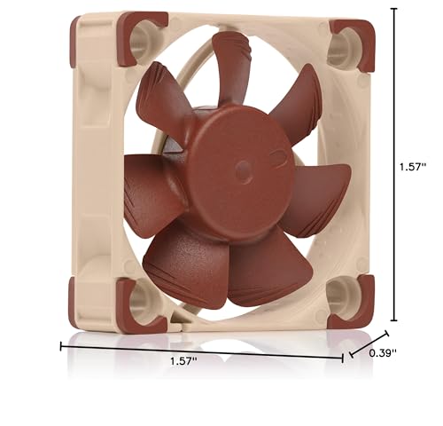 Noctua NF-A4x10 5V PWM, Premium Quiet Fan with USB Power Adaptor Cable, 4-Pin, 5V Version (40x10mm, Brown)