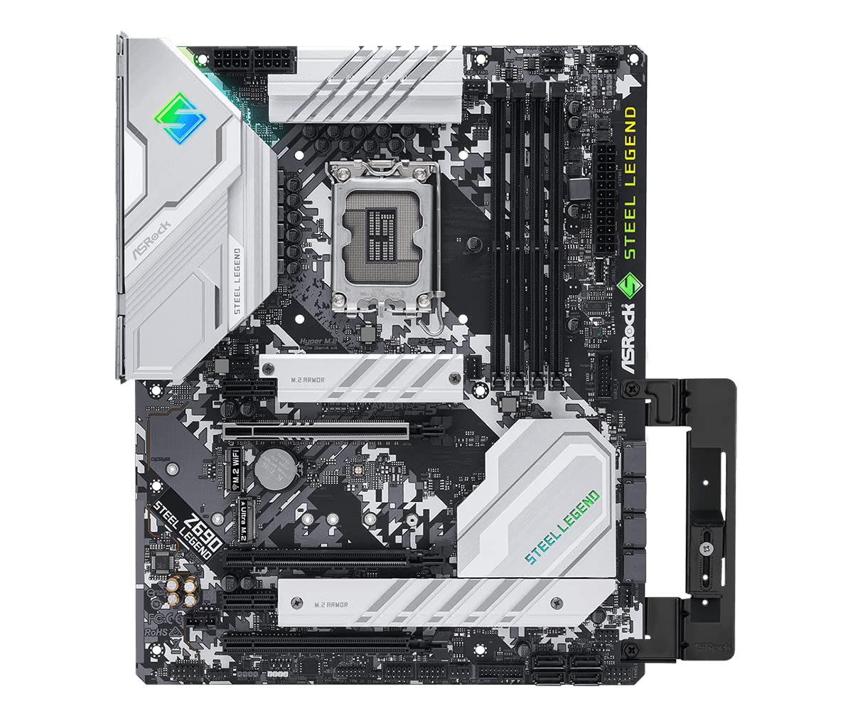 ASRock Steel Legend Intel Z690 LGA 1700 ATX DDR4-SDRAM Motherboard