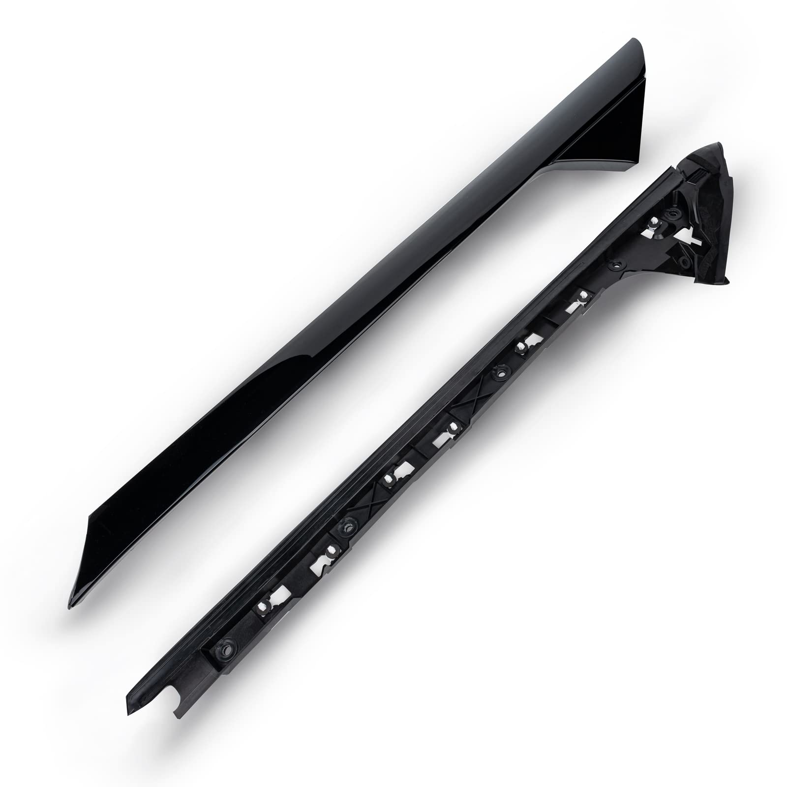 A-Pillar Front Molding Windshield Outer Trim Inner W/Side Tape BB5Z-7803136-AB, BB5Z7803136AA Compatible with Ford Explorer 2011-2019 Windshield A-Pillar Molding Trim Right Passenger Side 926-451