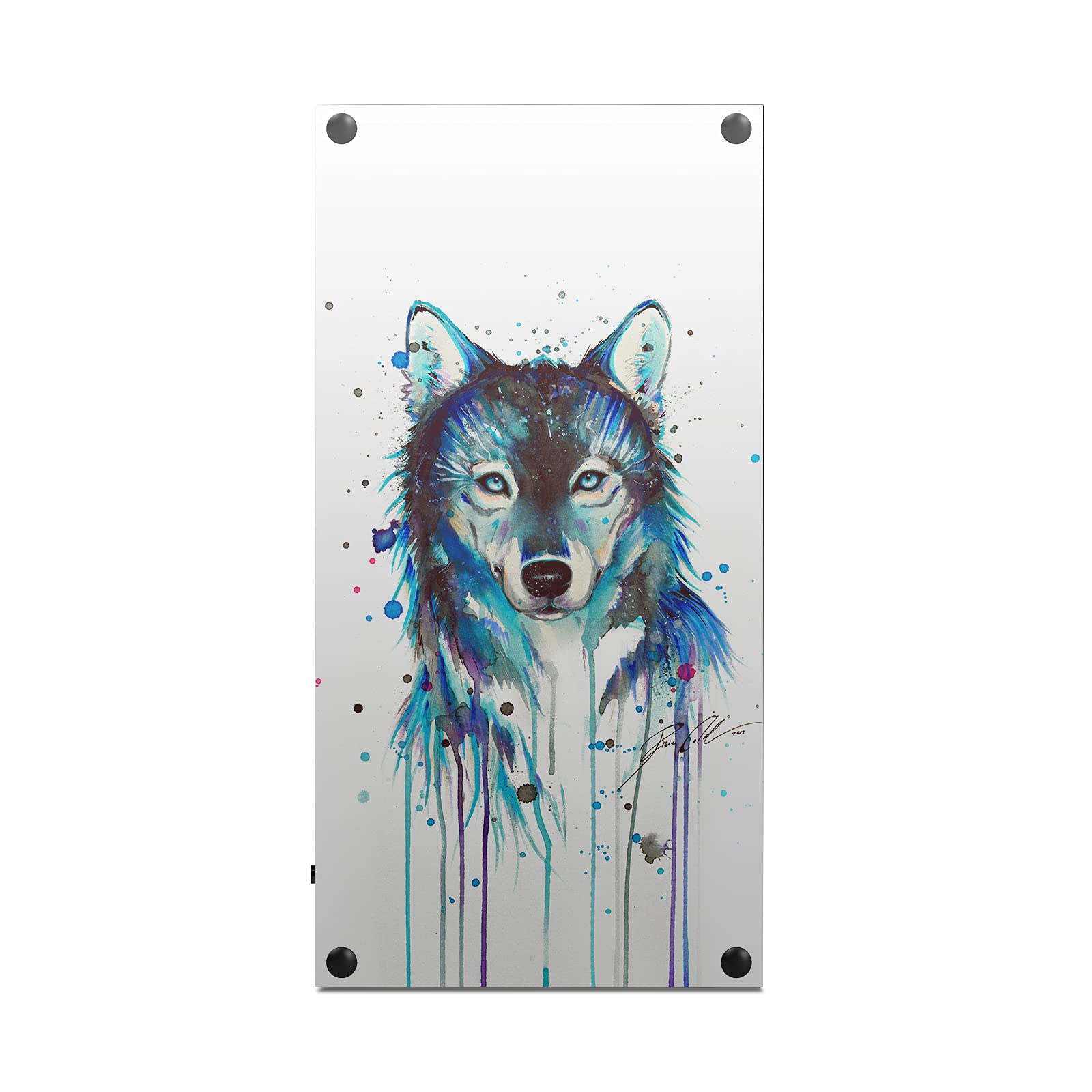 Head Case Designs Officially Licensed Pixie Cold Ice Wolf Art Mix Vinyl Sticker Gaming Skin Decal Cover Compatible With Xbox Series X Console
