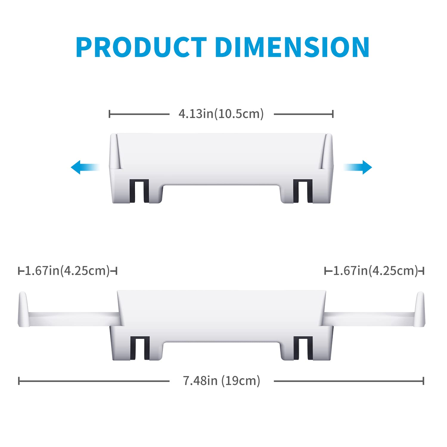 Grehge set holder, PS5 headset stand, PS5 Headphone Hook, Retractable Gaming Headsets Hanger for Sony Playstation 5, No screws, No tape, White