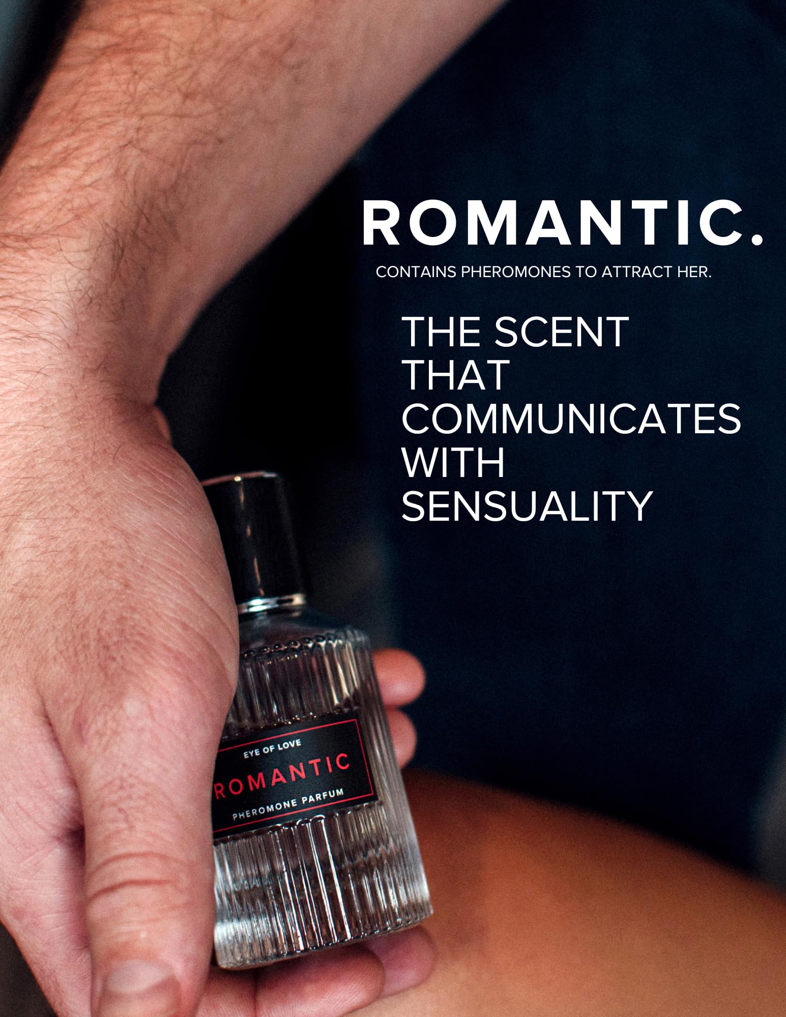 Eye Of Love Romantic Pheromone Cologne for Men - Exudes Confidence & Charm - 50ml Deluxe Parfum - Amplify Your Natural Allure with Long-Lasting Fresh Scent