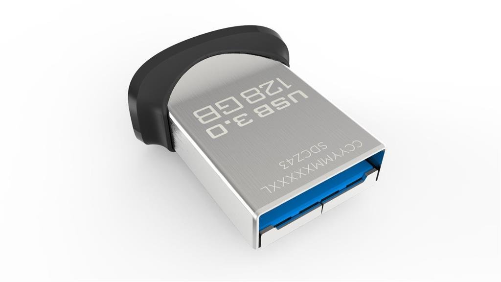 SanDisk Ultra Fit 128GB USB 3.0 Flash Drive (SDCZ43-128G-G46) [Older Version]