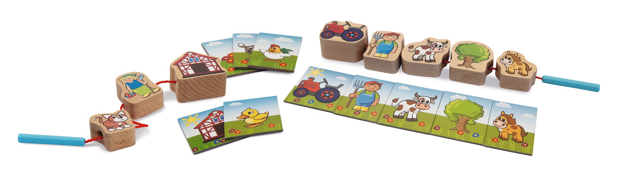 Eichhorn 100005200 Threading Game Multi-Coloured