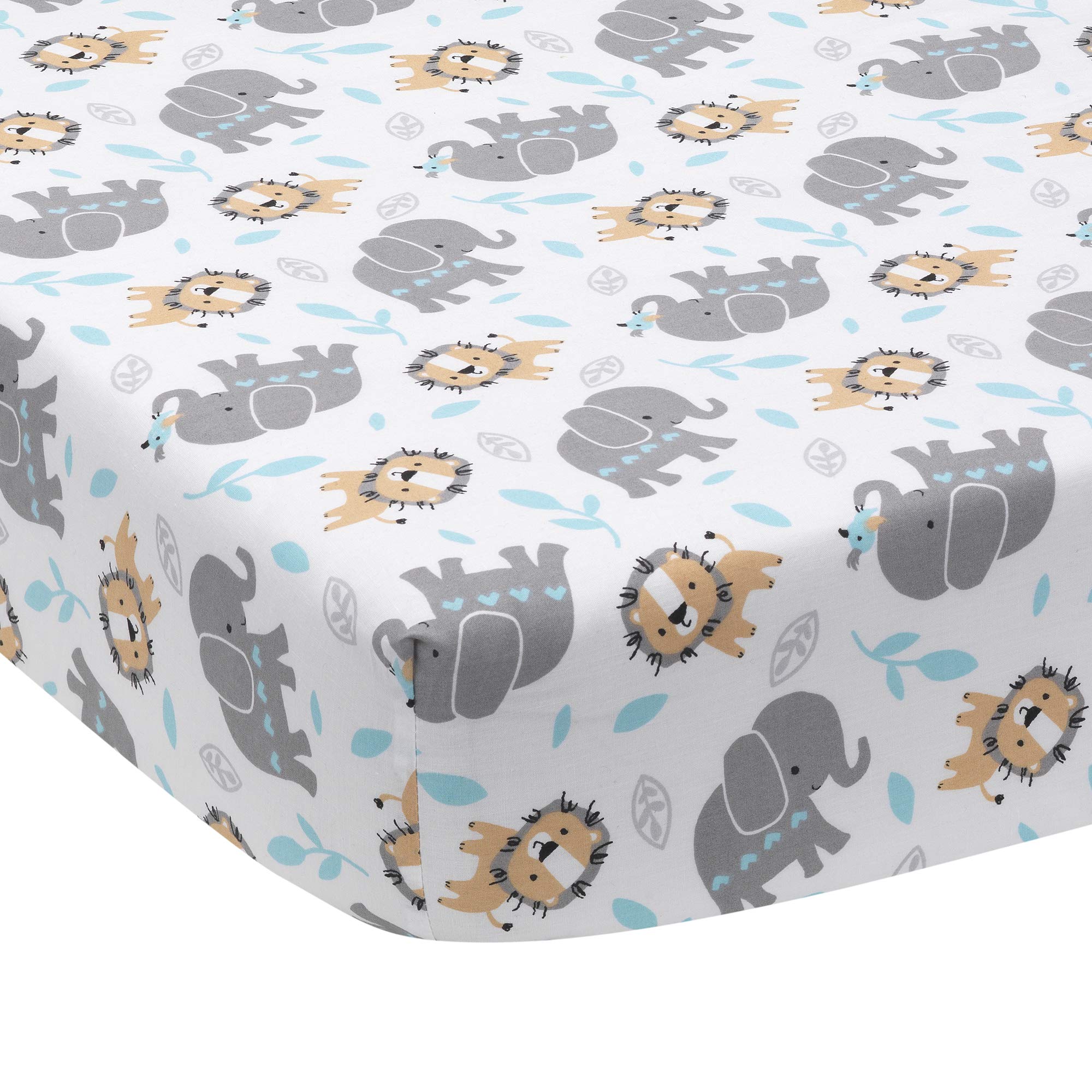 Bedtime Originals Jungle Fun Elephant/Lion 8-Piece Baby Nursery Crib Bedding Set