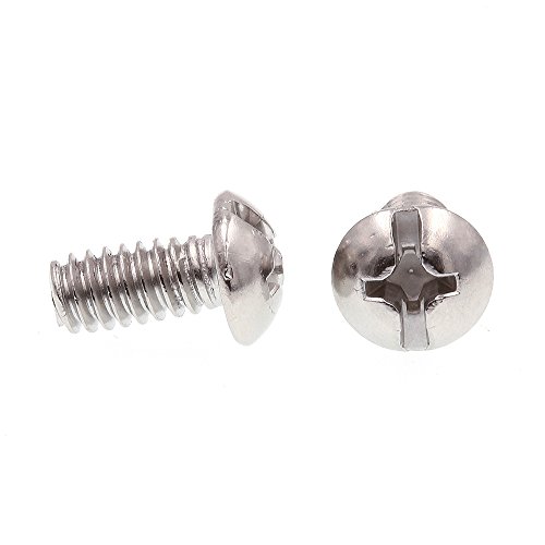 Prime-Line 9005165 Machine Screw, Round Head, Slotted/Phillips Combo, 1/4 in-20 X 1/2 in, Grade 18-8 Stainless Steel, Pack of 25