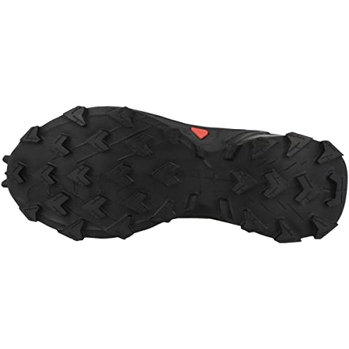 Salomon Women's ALPHACROSS 4 W Hiking Shoe, Black/Black/Black, 7.5