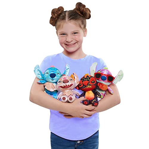 Just Play STITCH Disney Hawaiian Elements Plush Stuffed Animals Collector Set, Officially Licensed Kids Toys for Ages 3 Up, Amazon Exclusive