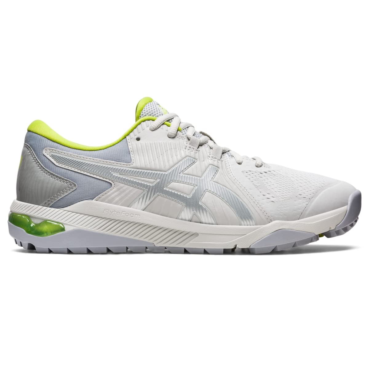 ASICS Men's Gel-Course Glide Golf Shoes, 9, Glacier Grey/NEON Lime