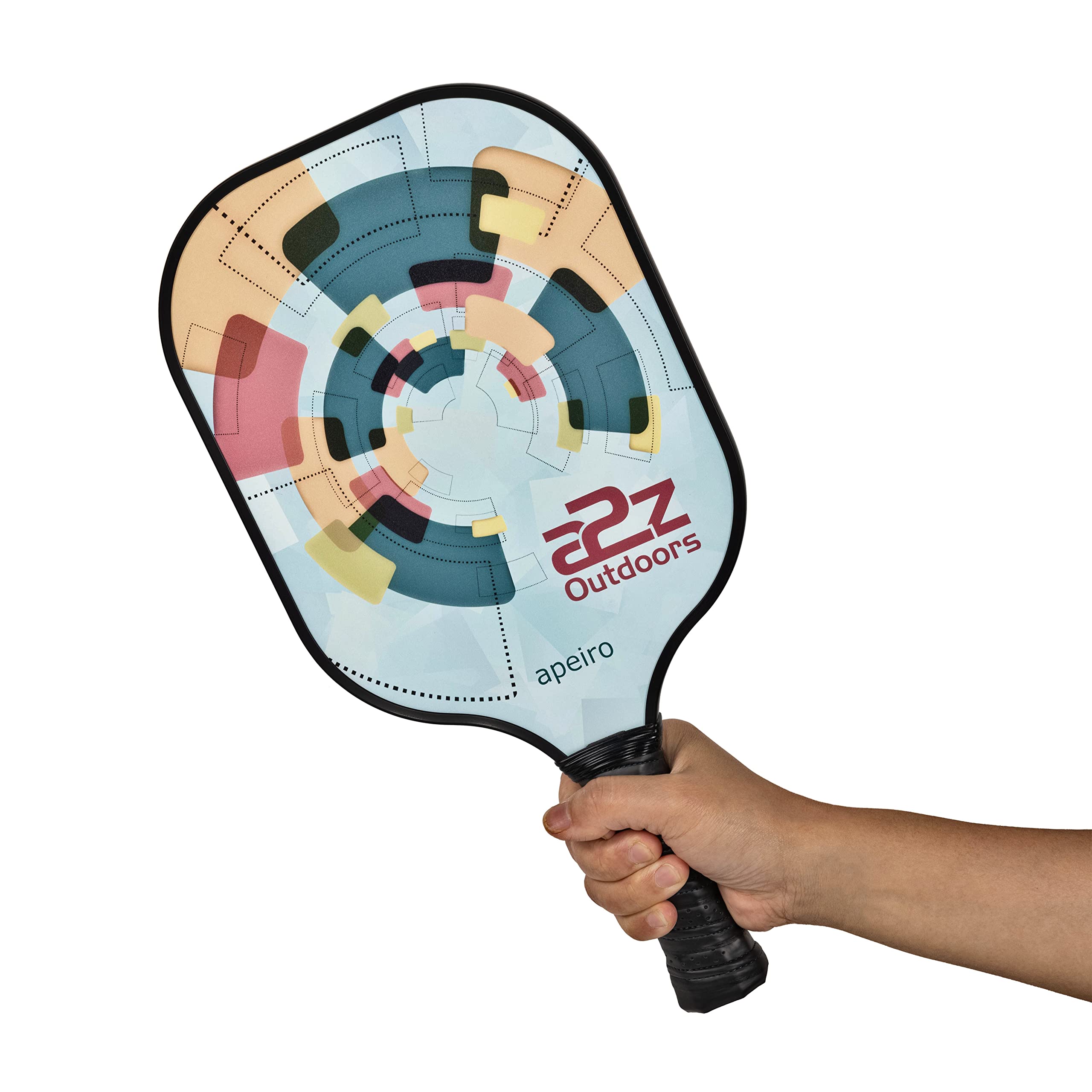 a2z Apeiro Pickleball Paddles Set of 2, Fiberglass Surface, 4 Balls, One Pickleball Bag