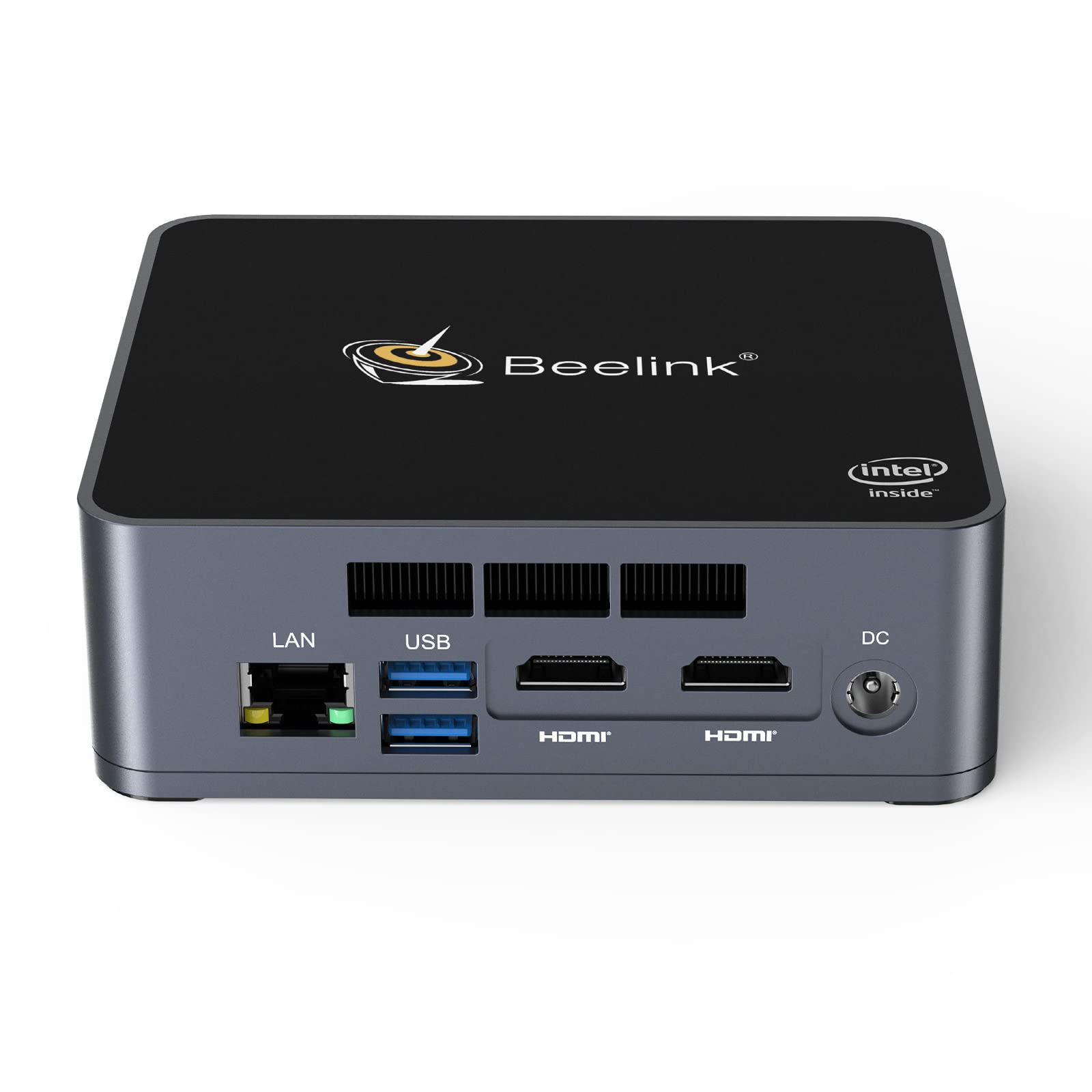 Beelink Mini PC Windows 10 Pro, Intel 11th Gen Processor(Up to 2.9GHz) 8GB RAM 256GB SSD, U59 Mini Computers Support 60Hz 4K UHD Dual HDMI/USB 3.0/Dual Band WiFi/Gigabit Ethernet/BT 4.2 (Renewed)