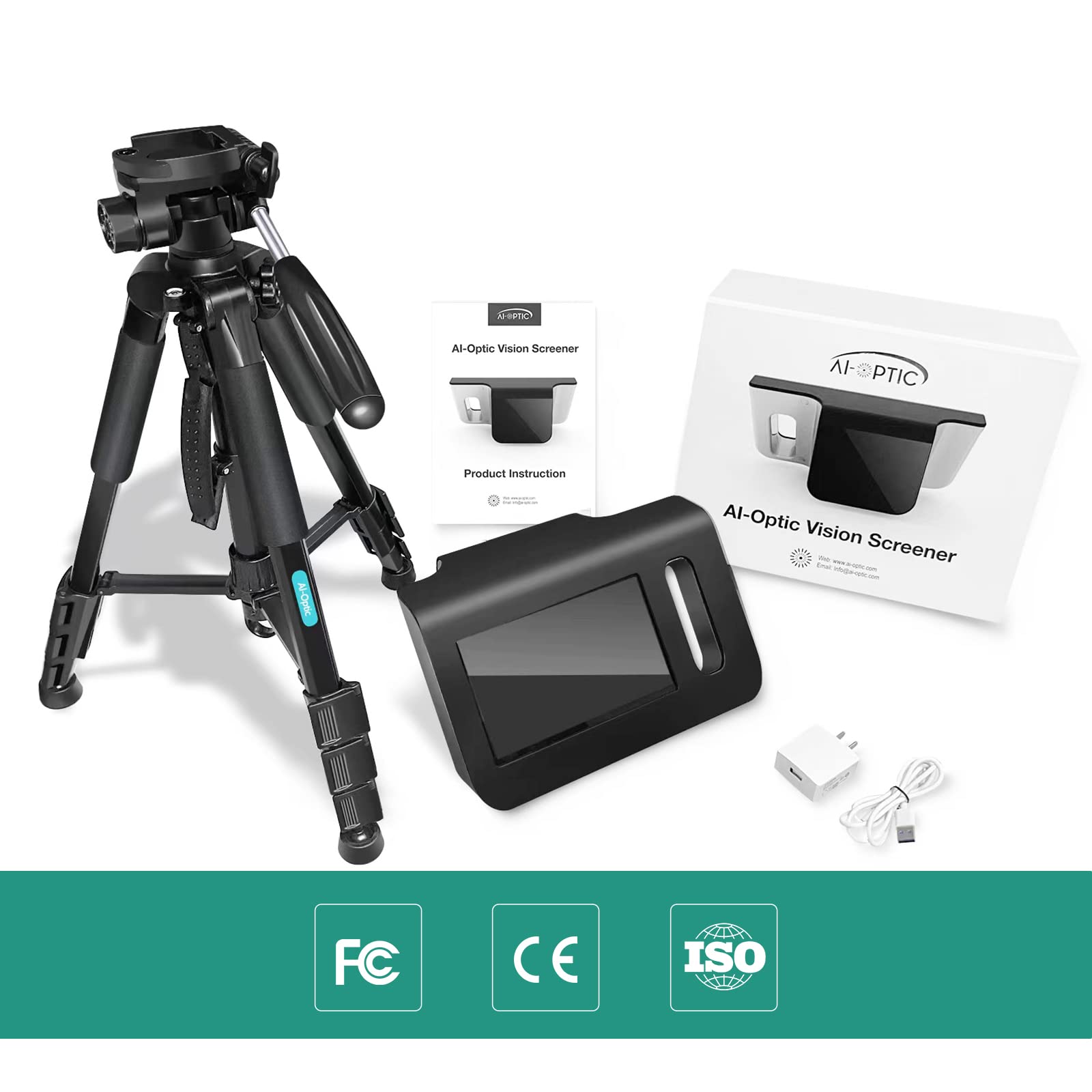 Artificial Intelligence Vision Screener Cost 90% Less 200% More Accuracy Ophthalmology Portable Auto Refractor AI Vision Screening Machine Suitable for Eye Hospital, School, Community