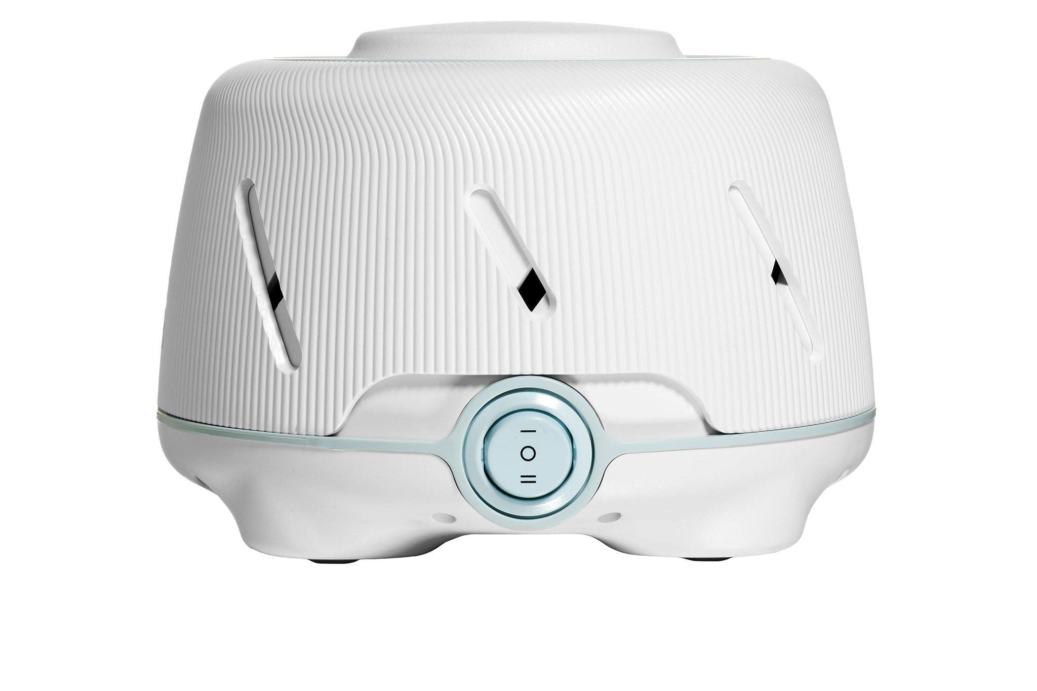 Yogasleep Dohm (White/Blue) | The Original White Noise Machine | Soothing Natural Sound from a Real Fan | Noise Cancelling | Sleep Therapy, Office Privacy, Travel | For Adults & Baby | 101 Night Trial