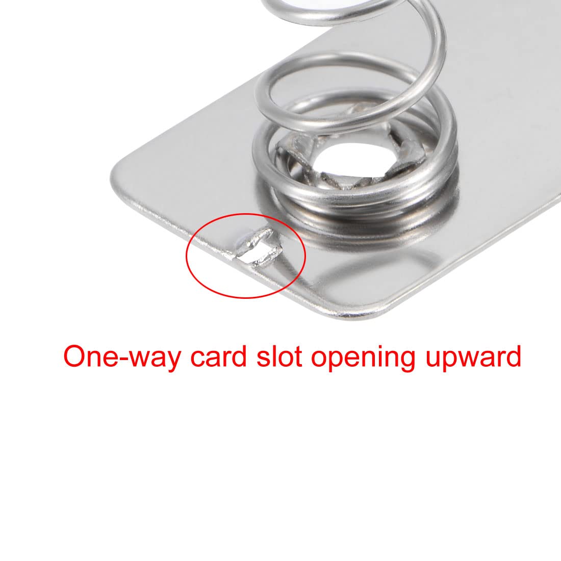 uxcell 20 Pcs AA Battery Positive to Negative Conversion Spring Contact Nickeling Plate 24mmx11mm