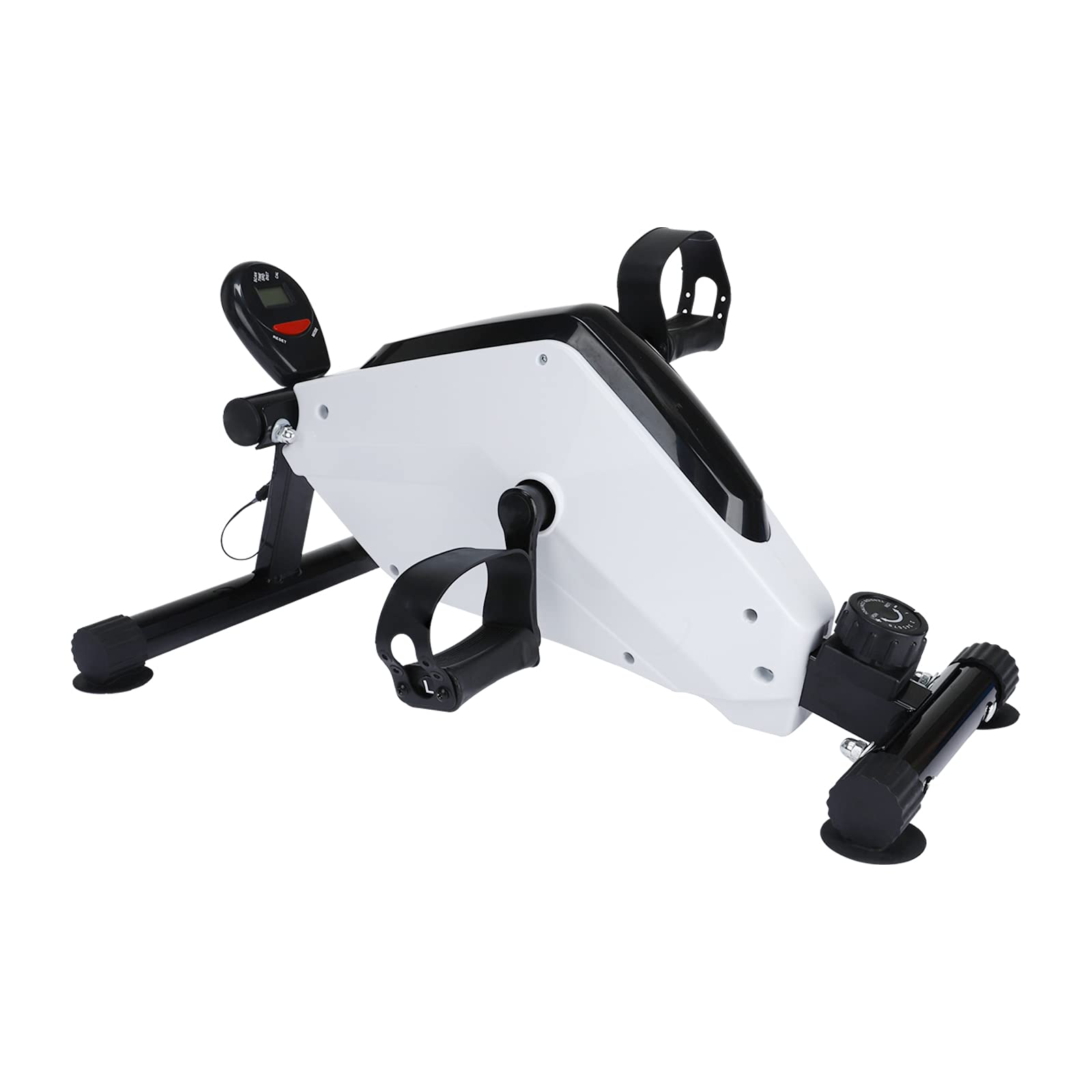 anconats Under Desk Bike Pedal Exerciser - Indoor Exercise Machine with Adjustable Resistance,Perfect Design for Arm & Legs Physical Therapy (White-1)