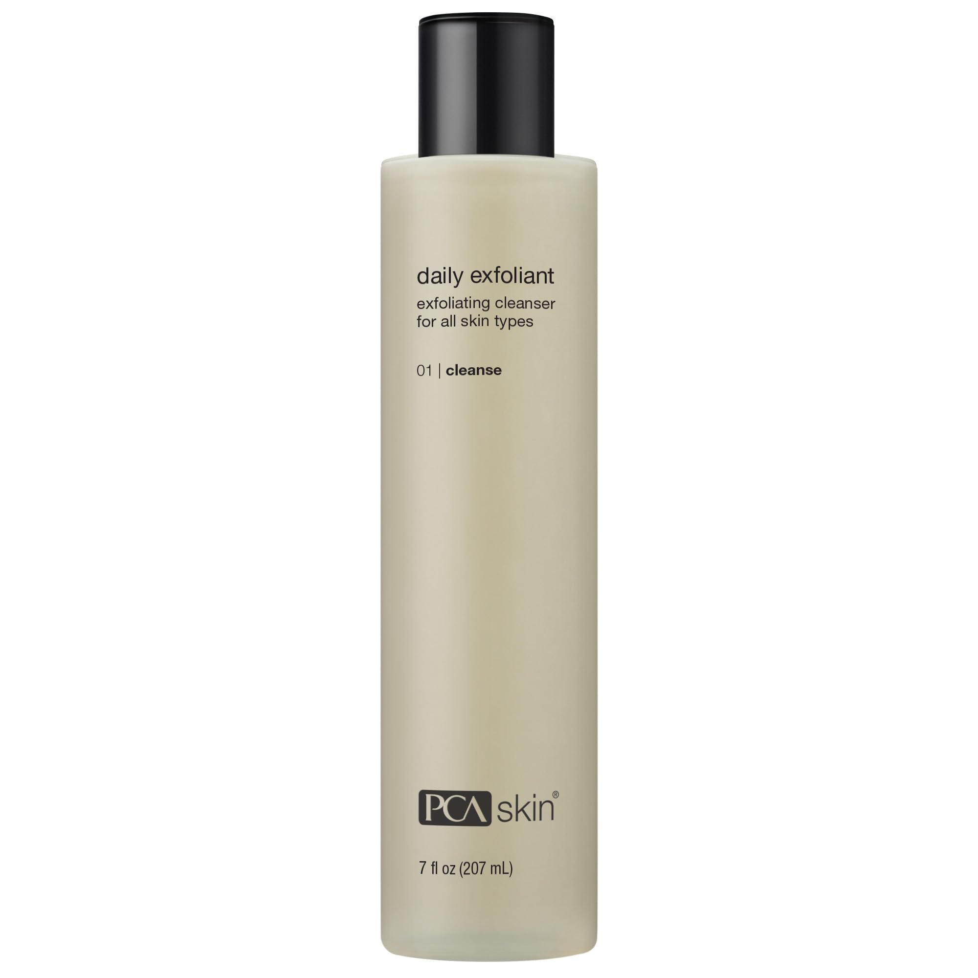 PCA SKIN Daily Face Exfoliant Cleanser, Moisturizing Face Wash, Gently Cleanses Dirt, Debris, and Other Impurities From Skin, Facial Cleanser Made with Renewable Exfoliants, 7.0 oz Bottle