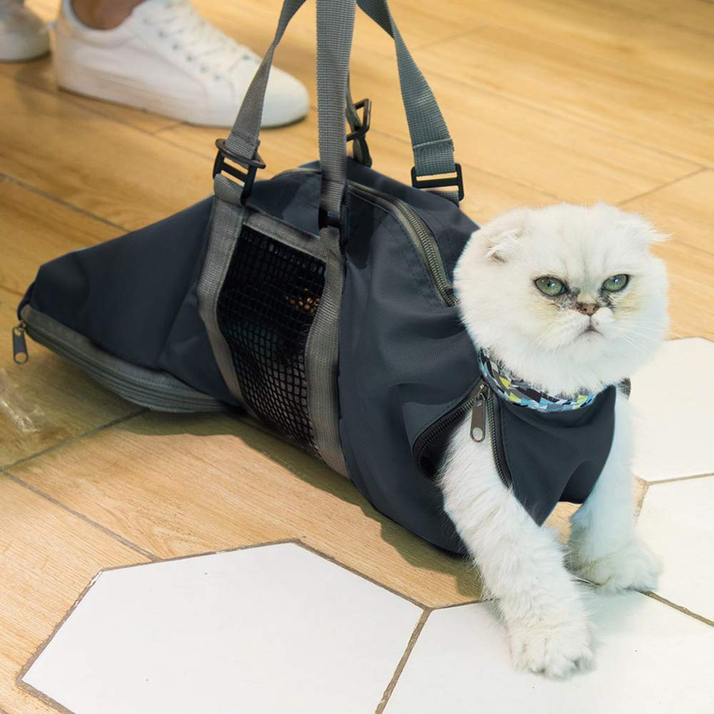 Cinf Cat Nail Clipping Cleaning Grooming Restraint Bag No Scratching Biting for Bathing Nail Trimming Injecting Examining