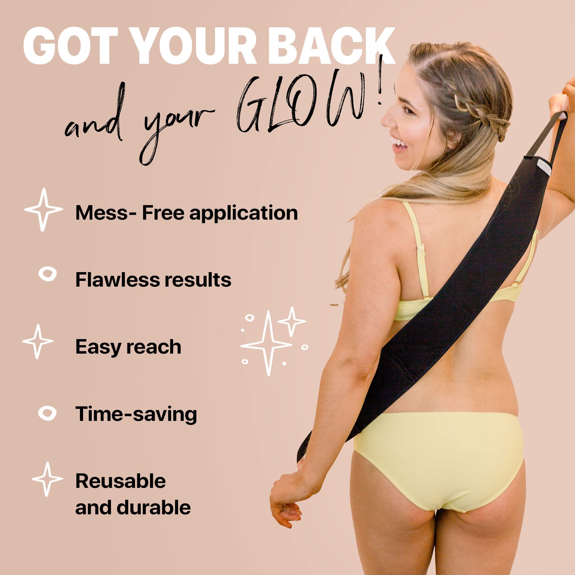 Self Tanner Tanning Mitt Set - Complete Tanning Mitt Kit with Exfoliating Gloves, Body and Face Tanner Mitts for the Perfect Fake Tan - Self Tanning Glove Mitt Applicator