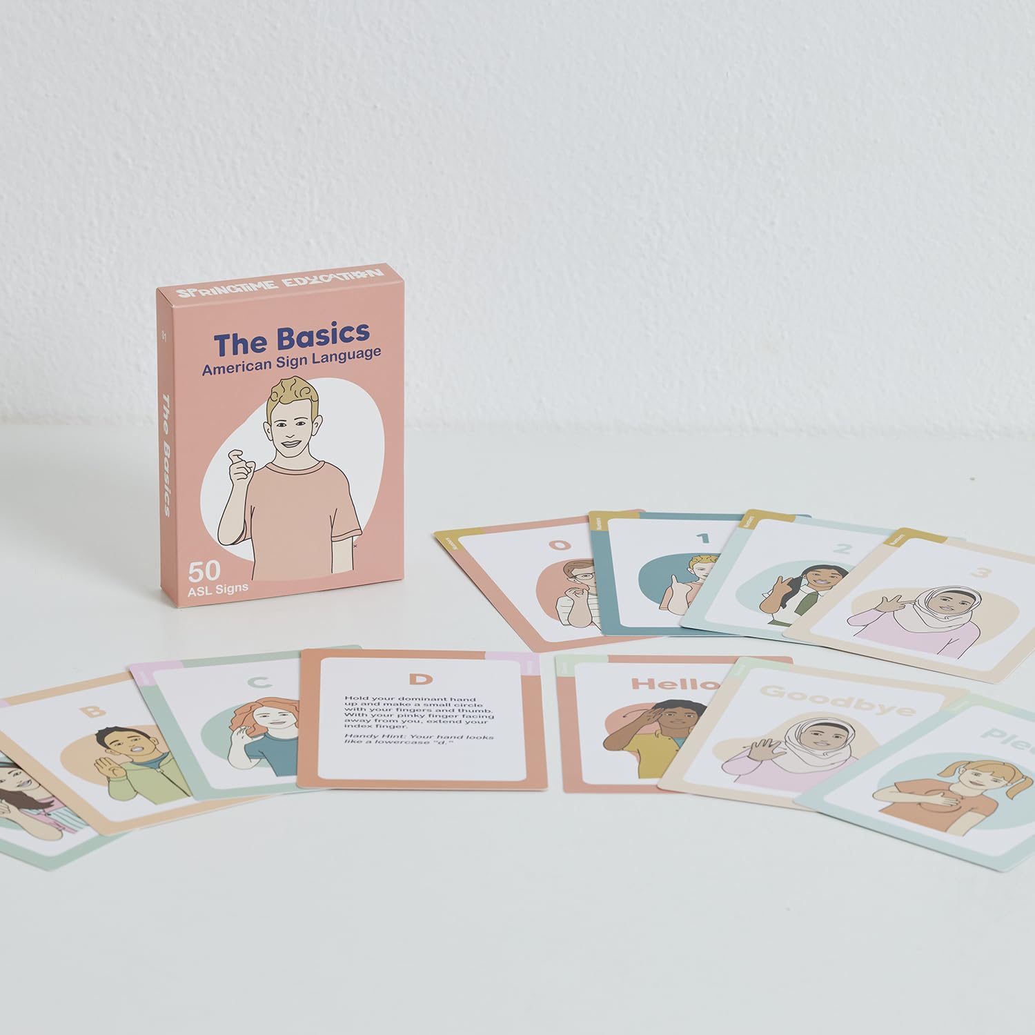 ASL Flash Cards - 200 American Sign Language Flash Cards for Beginners, Kids, Teens and Adults