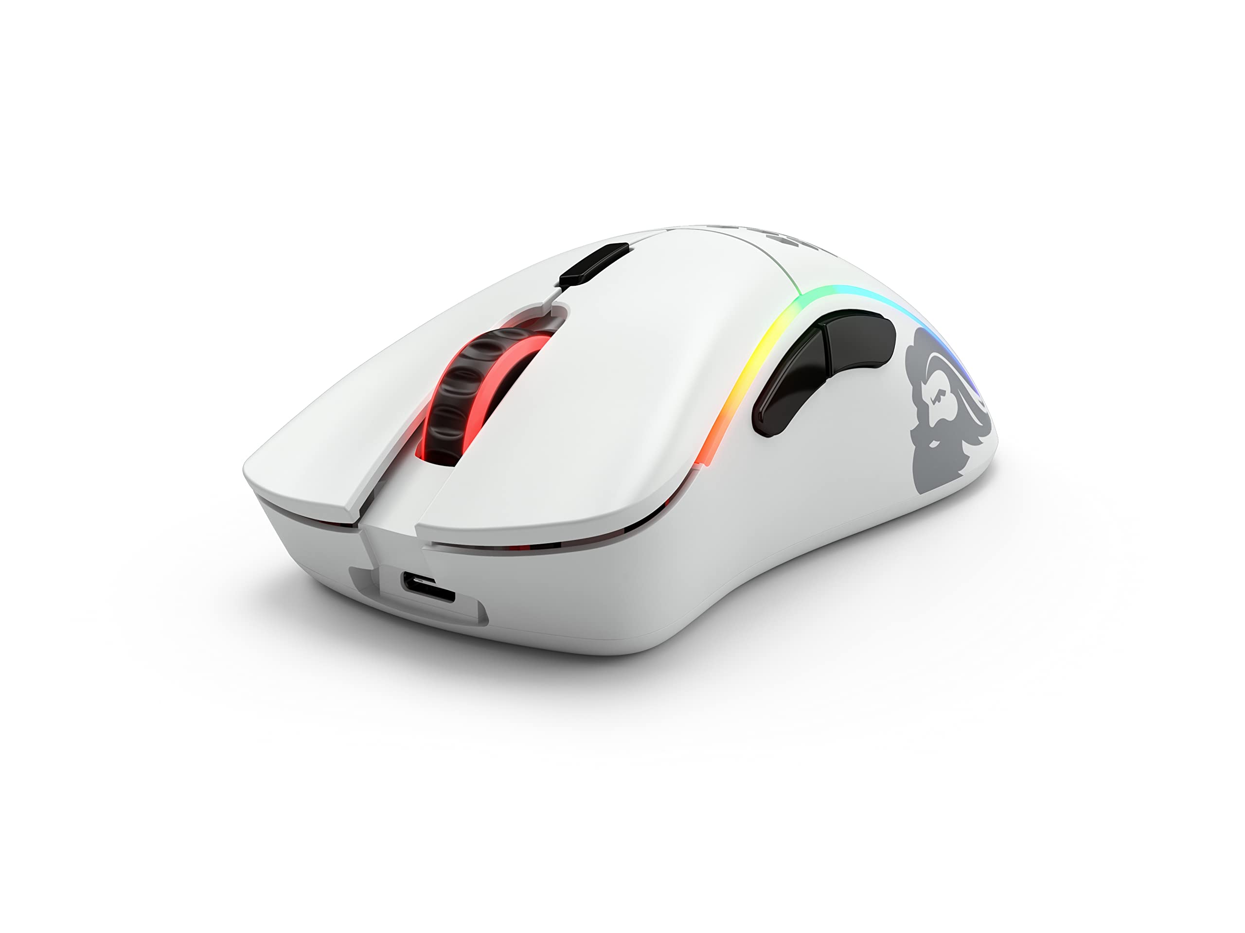 Glorious Model D Wireless Gaming Mouse - RGB 69g Lightweight Wireless Gaming Mouse (Matte White) (RENEWED)