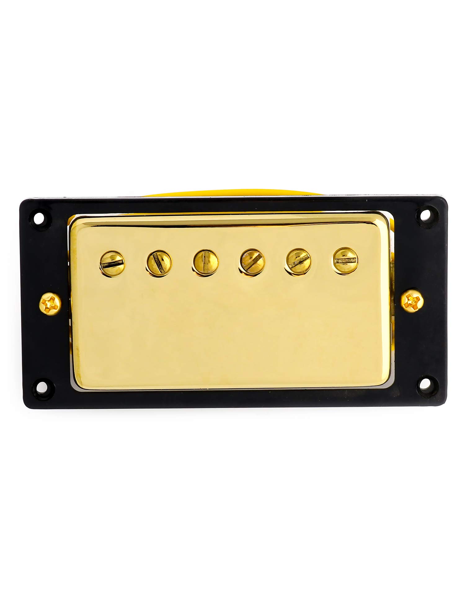 Metallor Humbucker Double Coil Pickups Neck and Bridge Pickup Compatible with LP Style Electric Guitar Parts Replacement Gold.