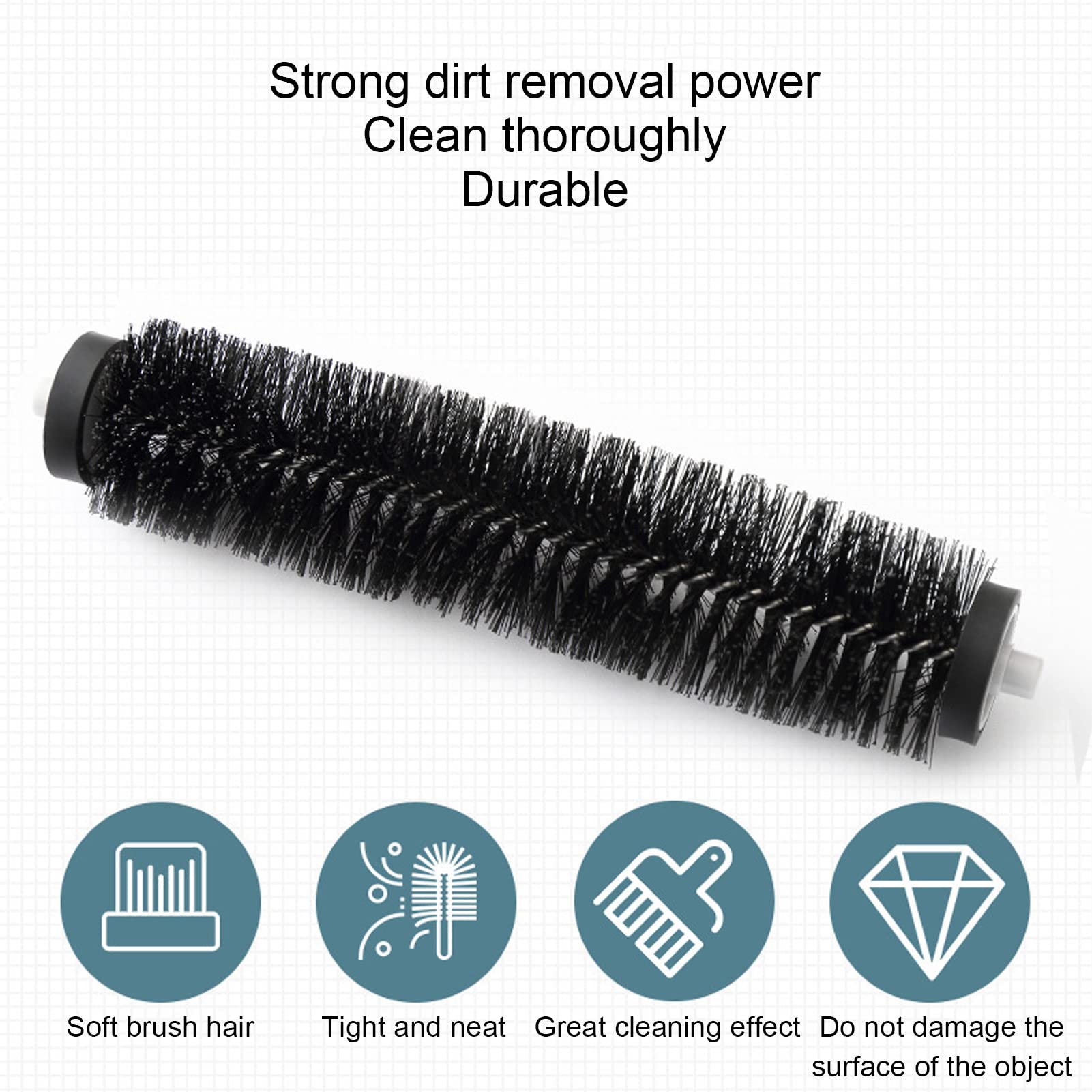 Rolling Crumb Brush, Reusable Handheld Crumb Sweeper Home Soft Hair Debris Collector Hand Rolling Crumb Sweeper for Table Bed Sheet Clothes Sofa Floor, Carpet, Lint Home Cleaning