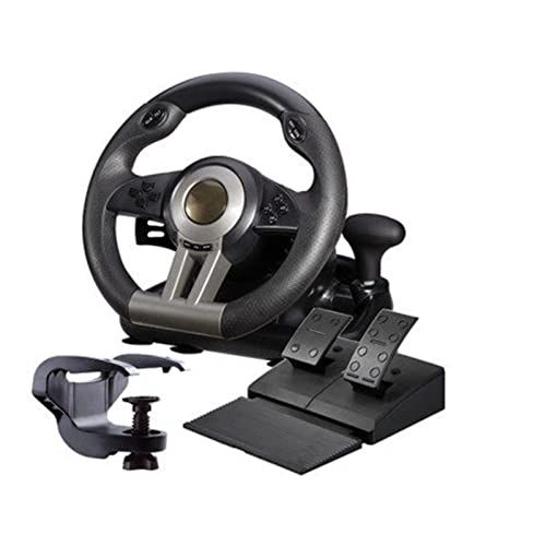 JISMCEKU Gaming Steewheel Game Accessory Automobile Race Vibration Computer Game Steewheel